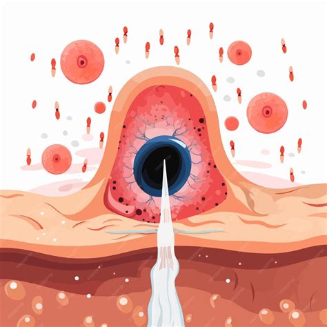 Medical Illustration Of Polyp Removal Procedure Premium Ai Generated