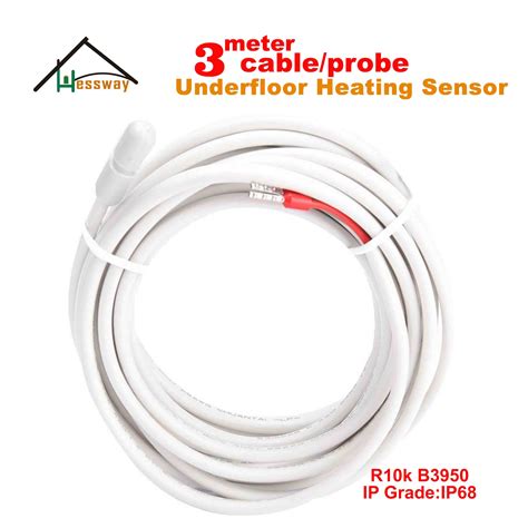 5pcs 3 Meters 10k Ntc Thermistor Temperature Senso Grandado