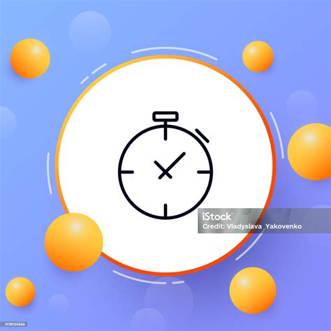 스톱워치 라인 아이콘입니다 측정 측정 추적 유지 타이머 시계 시계 일정 시간표 시간 엄수 분 초 시간 크로노 미터 시간 관리 개념 비즈니스용 벡터 줄 아이콘 2에 대한 스톡