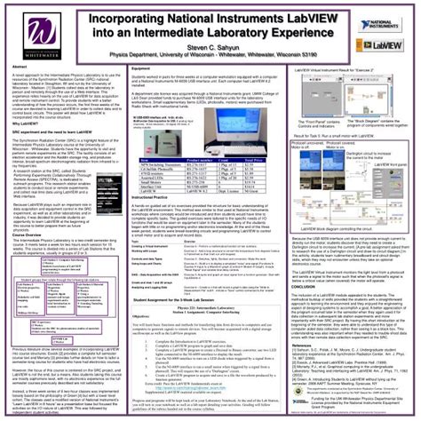 PPT Incorporating National Instruments LabVIEW Into An Intermediate Laboratory Experience