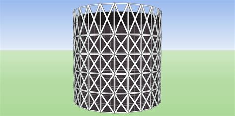 Circular Building Sketchup 3d Model 3d Model Cgtrader