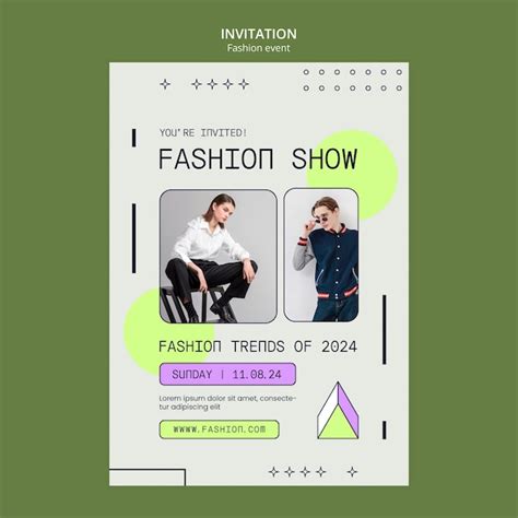 Premium Psd Fashion Event Template Design