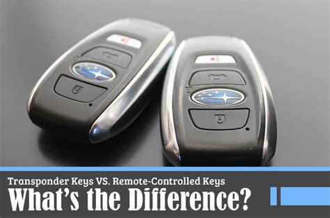 Transponder Keys How Do They Differ From Remote Controlled Keys