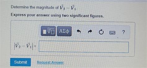 Solved Determine The Direction Of V V Express Your Answer Chegg Com
