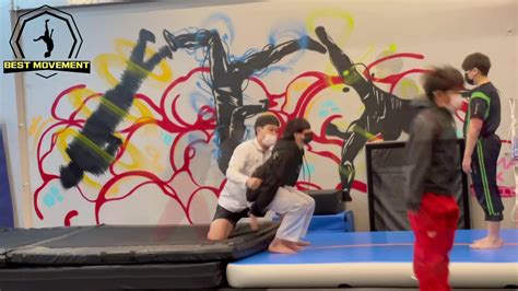 Gma마샬아츠트릭킹센터 Gma취미일반부주말반 백핸드 뒤공중돌기 교육 즐거운 Tricking