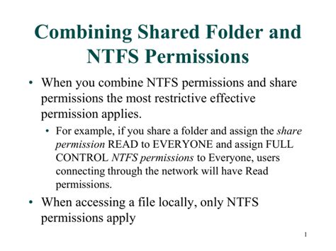 Ntfs Permissions
