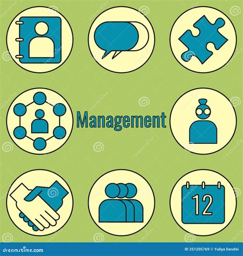 Edtech Icon Set Stock Vector Illustration Of Flat Minimalistic 251205769