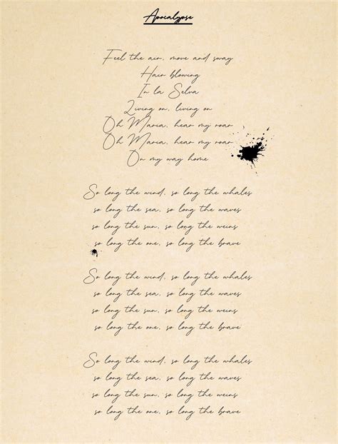 Lyrics — B E L U G A L A G O O N