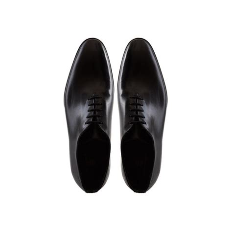 Dacyn Black Leather Lace Up