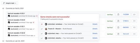 Seeing CI Failures When Testing Against VSCode V X Issue Microsoft Vscode