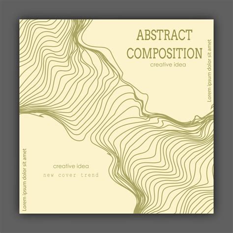 Premium Vector Background Of Wavy Lines Abstract Template For The Cover Interior Banners
