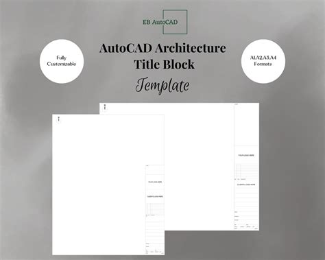 Architect Title Block Templates Autocad Title Block Template Autocad Layout Template I