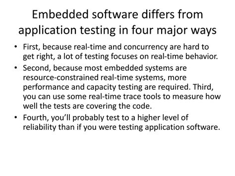 ppt embedded software testing powerpoint presentation free download