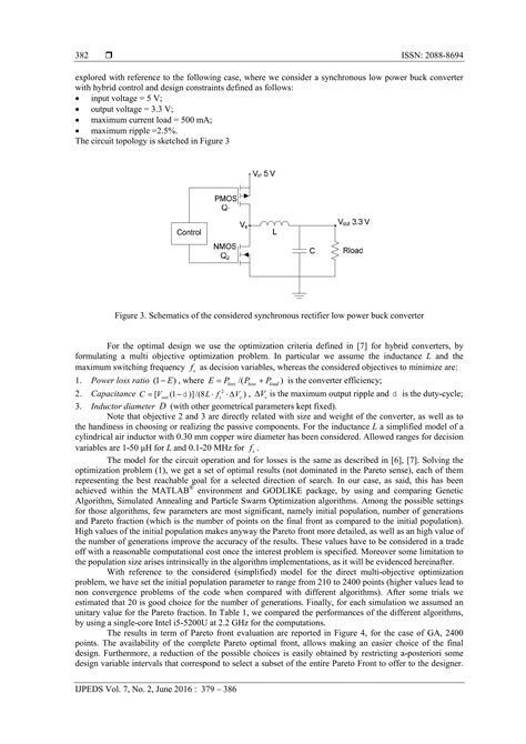 Multi Objective Optimization Based Design Of High Efficiency Dc Dc Switching Converters Pdf