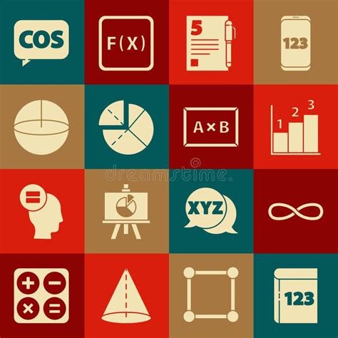 Set Book With Word Mathematics Infinity Graph Schedule Chart Diagram Test Exam Sheet And