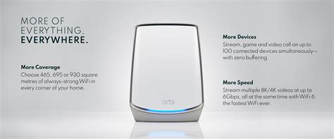 Orbi WiFi System RBK Tri Band Mesh WiFi System NETGEAR