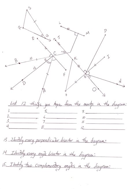 Complementary Angle Mrmillermath Worksheets Library