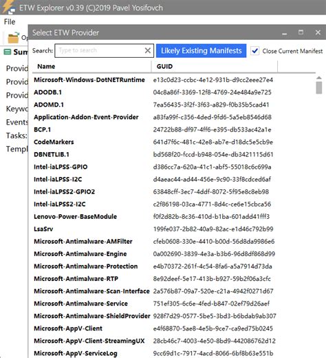Windows Etw之监控进程 Wbglil