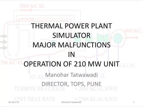 Thermal Power Plant Simulator Hands On Malfunctions Pdf