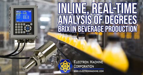 Inline Realtime Analysis Of Degrees Brix °bx In Beverage Production In Line Process