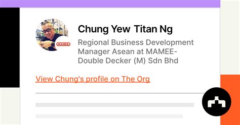 chung yew titan ng regional business development manager asean at