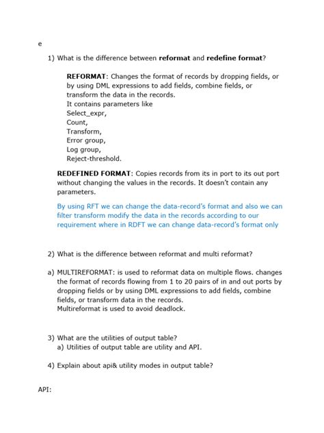 All Abinitio Interview Questions Pdf Database Index Databases