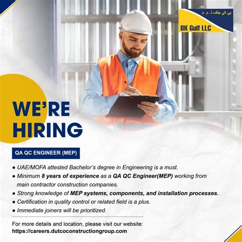 bk gulf llc on linkedin bkgulf qaqcjobs qaqcengineer mepprojects