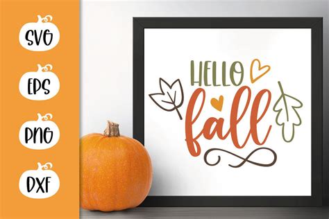 Hello Fall SVG Graphic By Archetype Fonts Creative Fabrica