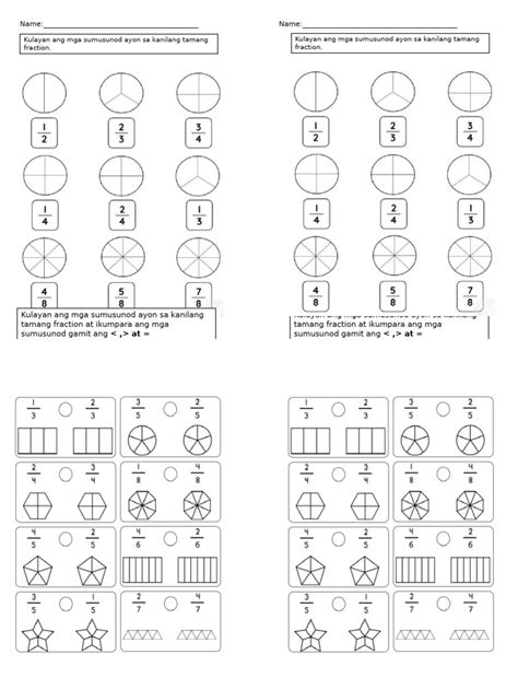 Math Shading Fractions Pdf