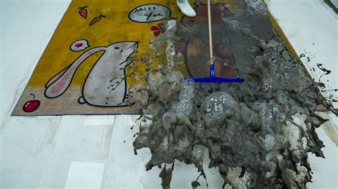 Satisfying Video You Wont Believe The Pattern Thats Under This Filthy Rug Asmr Cleaning