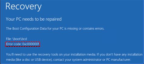 [full guide] how to fix boot bcd 0xc000000f in windows 10