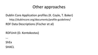 Rdf Validation Tutorial Ppt