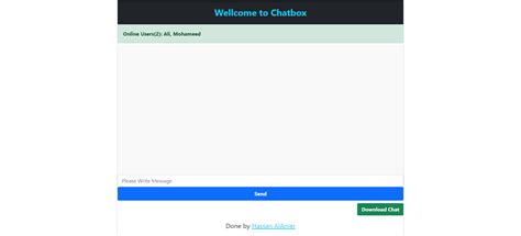 Github Hassan Alamerchatbox Mern Project Chatbox