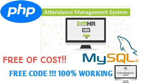 Attendance Management System Using Php And My Sql Free Project A Youtube
