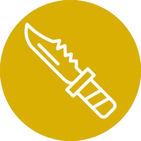 Premium Vector Army Knife Icon Style