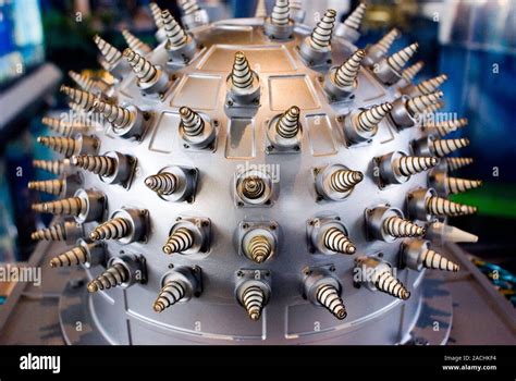 Helical Phased Array Communications Antenna Photographed At The 2007 International