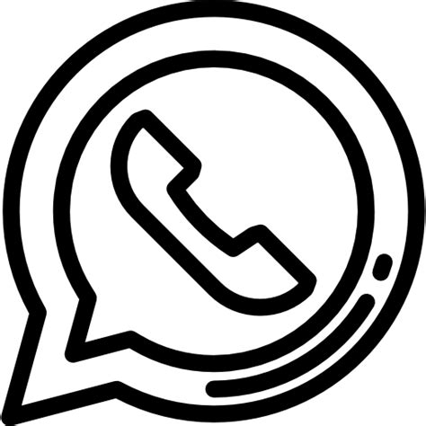 Whatsapp Detailed Rounded Lineal Icon