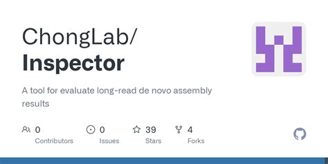 Github Chonglabinspector A Tool For Evaluate Long Read De Novo Assembly Results