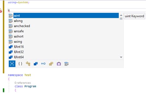 Keyword Completion For Top Level Statements Is Showing Up In C8 · Issue 59489 · Dotnetroslyn
