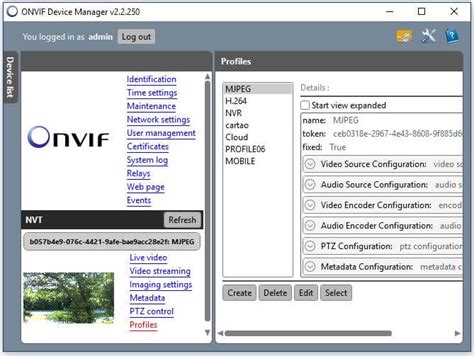 ONVIF Device Manager software para pruebas de cámaras IPs Aprenda CCTV