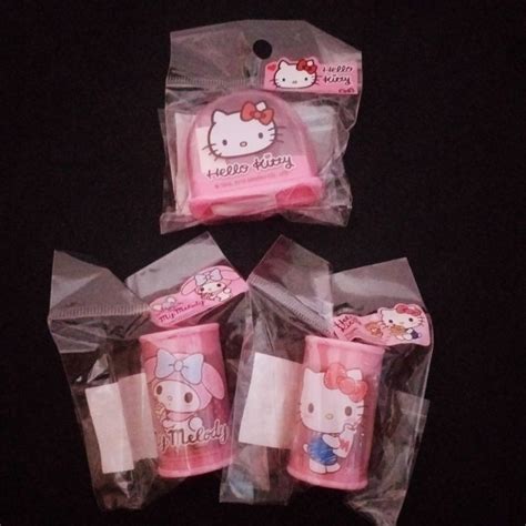 Hello Kitty And My Melody Tiny Sharpener Shopee Malaysia
