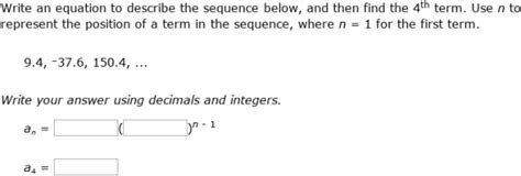 IXL Write A Formula For A Geometric Sequence Precalculus Practice
