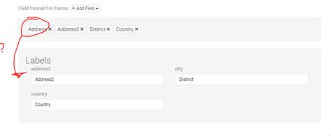Address Data Field Cannot Show Address Field Format App Development