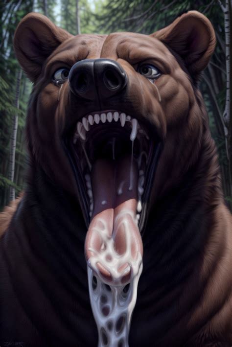 Rule 34 After Oral After Sex Ai Generated Ambiguous Gender Bodily Fluids Brown Bear Brown Body
