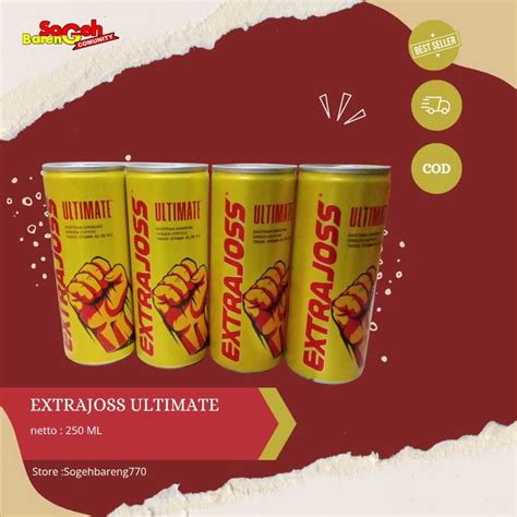 Jual Extrajoss Ultimate Paket 4 Kaleng Isi 250 Ml Shopee Indonesia