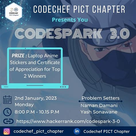 Codechef Pict Chapter On Linkedin Hello Young Coders Codechef Pict