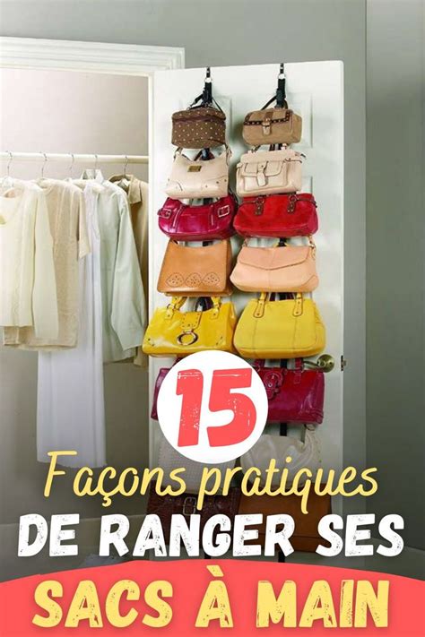 15 Façons Super Pratiques De Ranger Ses Sacs à Main Home Organization Purse Rack Storage And