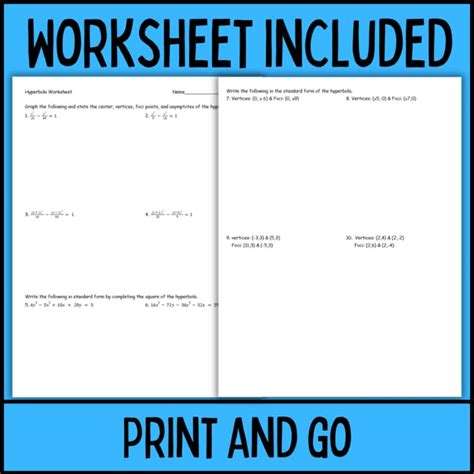 Conics Section Parabola Precalculus Notes Homework And Notes Tpt