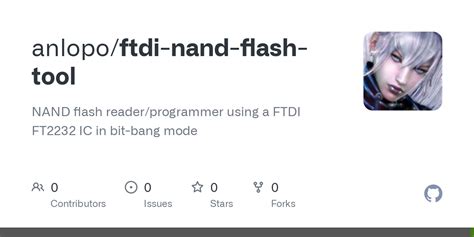 github anlopo ftdi nand flash tool nand flash reader programmer