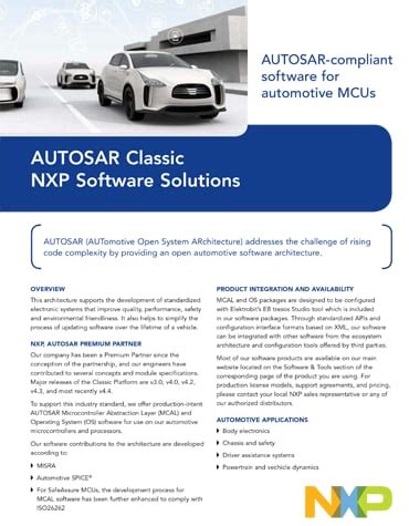 AUTOSAR Software Architecture NXP Semiconductors